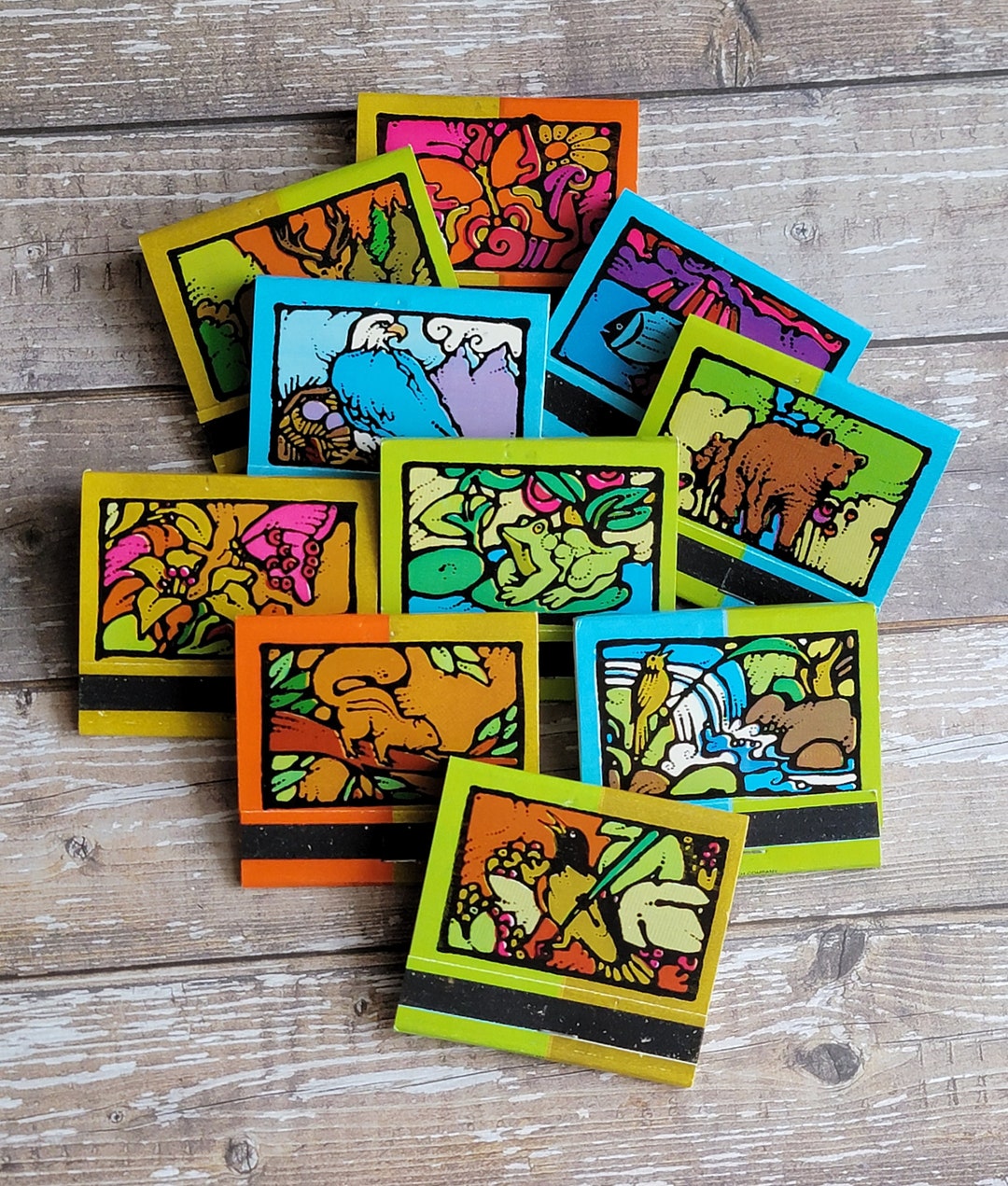 10 Vintage Matchbooks Ohio Blue Tip King Size Ecology Series Collection ...