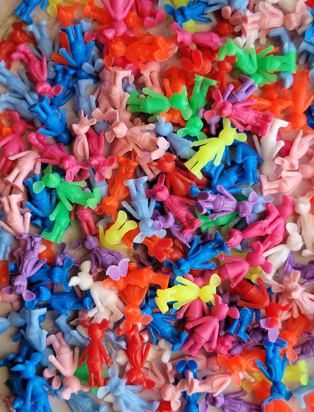 12 Vintage Miniature Plastic Mice (12pcs) Tiny Colorful Topo Gigio - Etsy