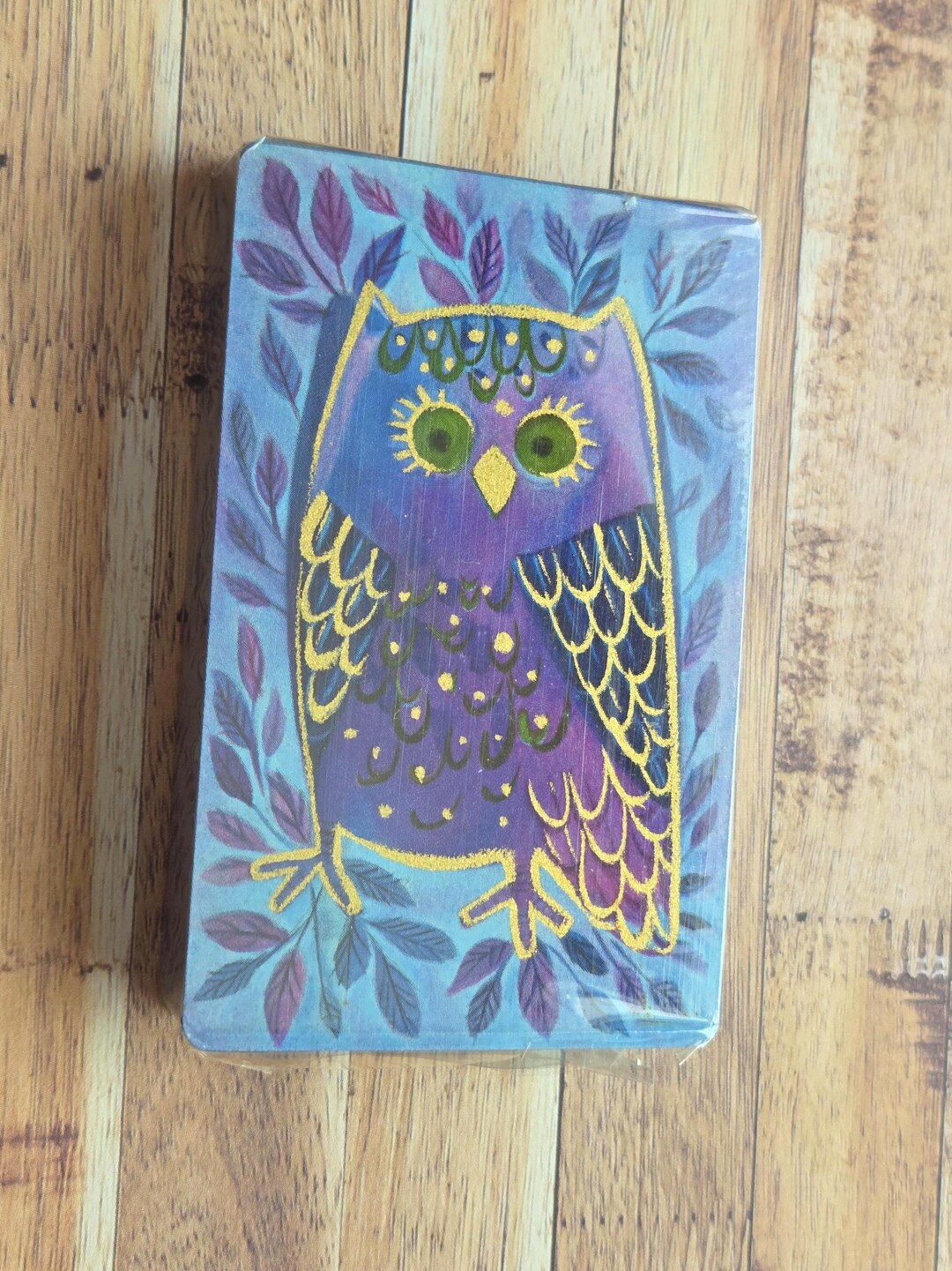 Vintage Indigo Owl Playing Cards Sealed 60s Tax Stamp Hallmark Deck - Etsy