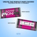 Gamer Party Candy Bar Wrapper Labels, Video Game Party Gaming Chocolate ...