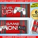 Gamer Party Candy Bar Wrapper Labels, Video Game Party Gaming Chocolate ...