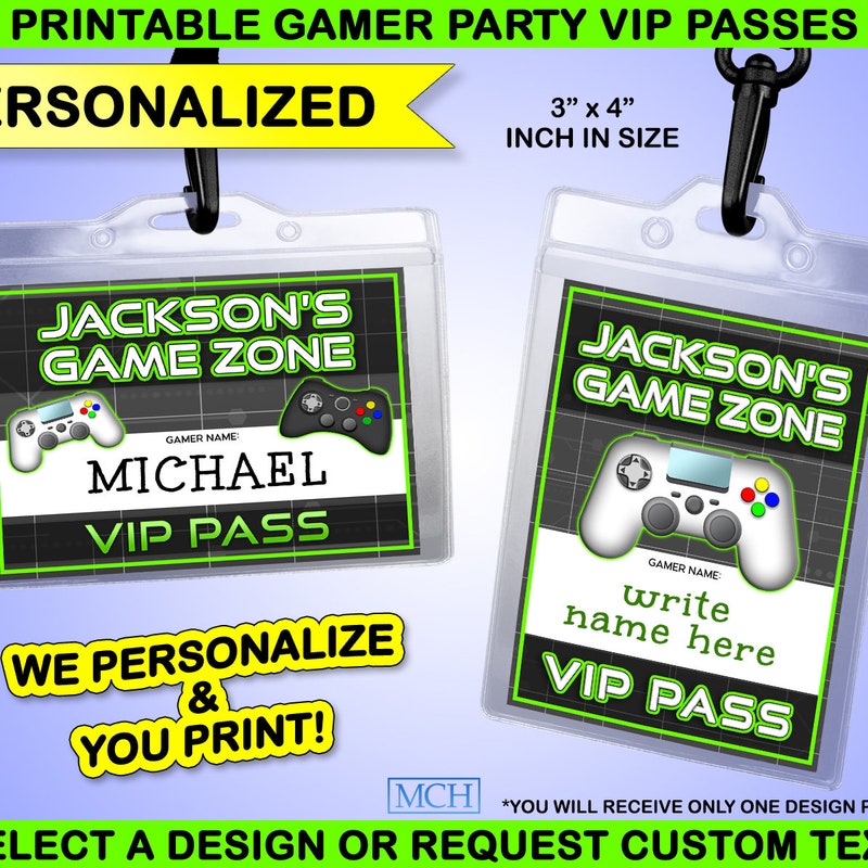 GamerParties - Etsy