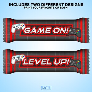 Gamer Party 1.86 Oz Snickers Candy Bar Wrapper Labels Video Game Gaming ...