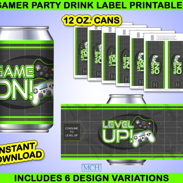 12 Oz Cans Labels - Etsy