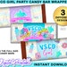 VSCO Girl Party Candy Bar Wrapper Labels, Vscogirl Birthday Vsco Party ...