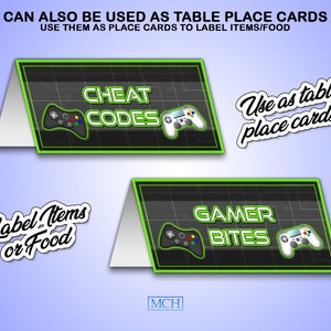 Gamer Party Treat Bag Topper, Video Game Party Gaming Candy Wrapper ...