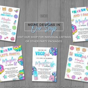 SALE! VSCO Girl Party Pack Bundle Pastel Series Decorations Vscogirl ...
