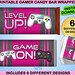 Gamer Party Candy Bar Wrapper Labels, Video Game Party Gaming Chocolate ...