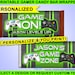 Gamer Party Candy Bar Wrapper Labels Personalized Custom Video Game ...