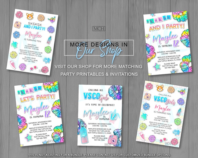 VSCO Girl Party Banner Vscogirl Birthday Vsco Party Backdrop - Etsy