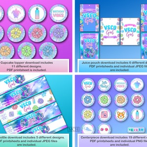 SALE! VSCO Girl Party Pack Bundle Galaxy Series Decorations Vscogirl ...
