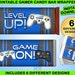 Gamer Party Candy Bar Wrapper Labels, Video Game Party Gaming Chocolate ...