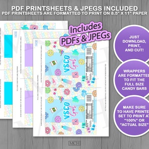 VSCO Girl Party Candy Bar Wrapper Labels, Vscogirl Birthday Vsco Party ...