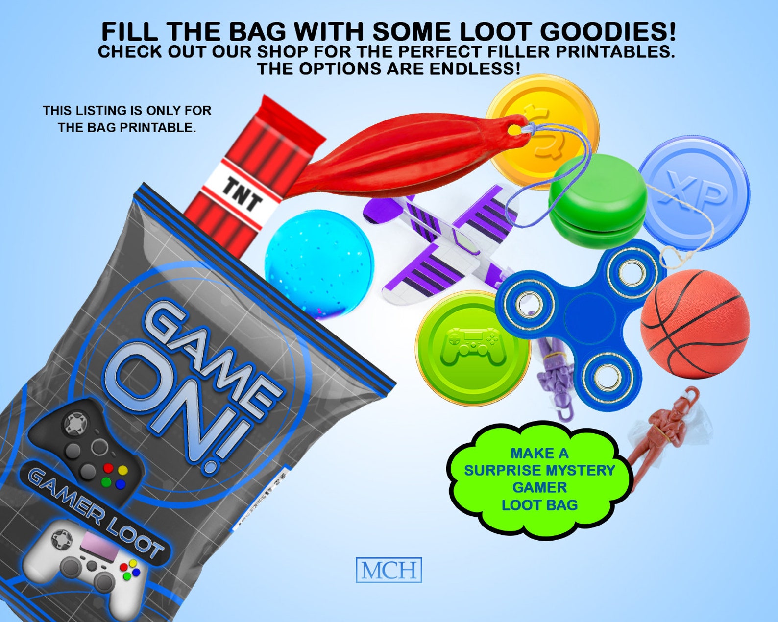 Gamer Party Chip Bag Wrapper Labels Video Game Party Gaming - Etsy