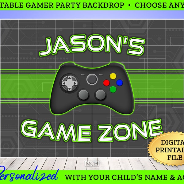 Gamer Backdrop - Etsy