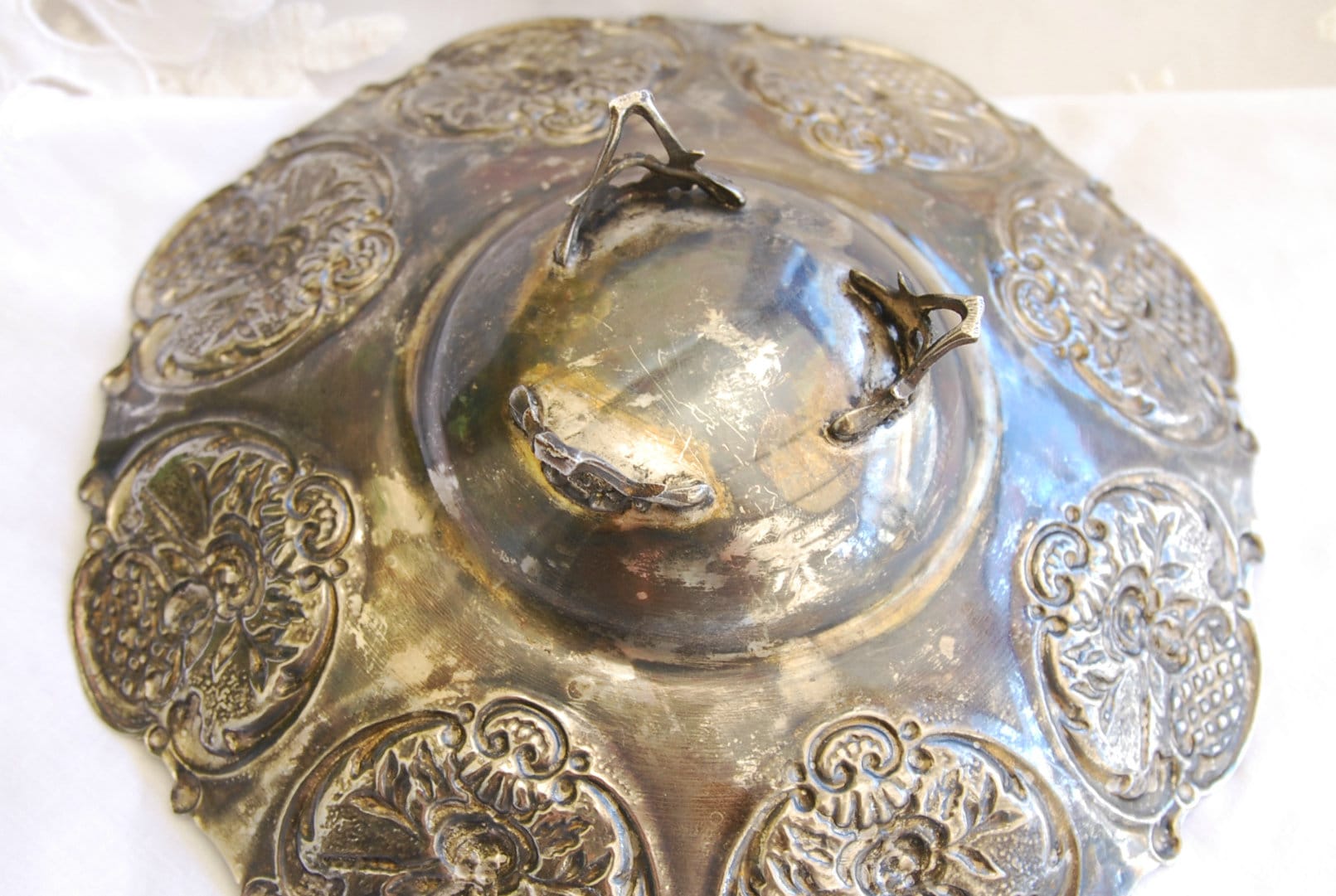 Silverplate Footed Fruit Dish Candy Bar Dish or Trinket Metal - Etsy