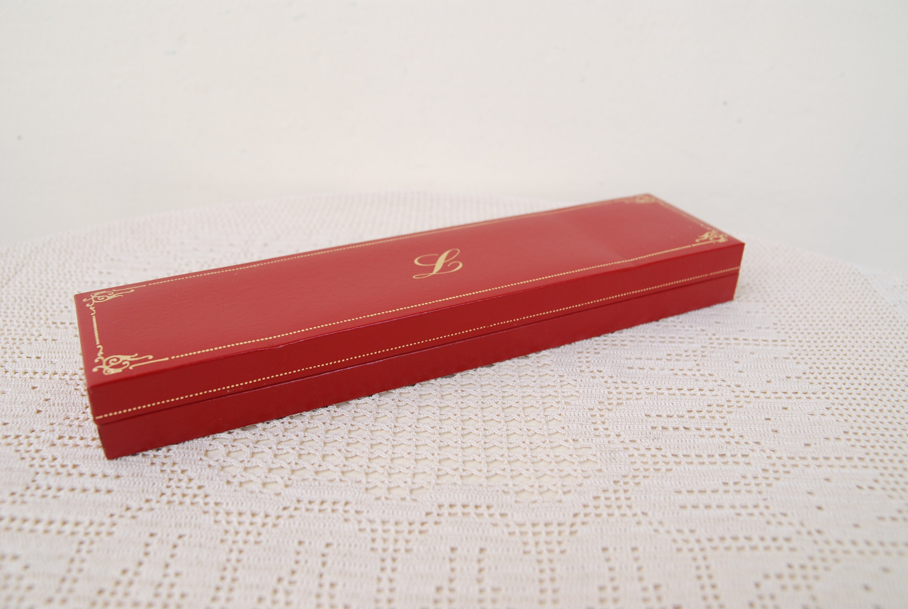 Red Jewelry Box Leonard GENEVE Watch Box Case for Men Jewelry - Etsy