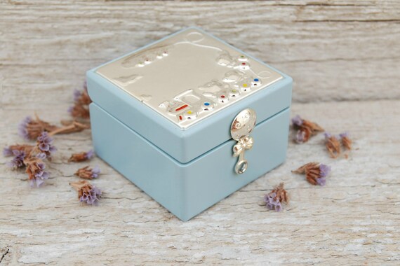 Cute Trinket box with lid and Animals design Gift for… - Gem