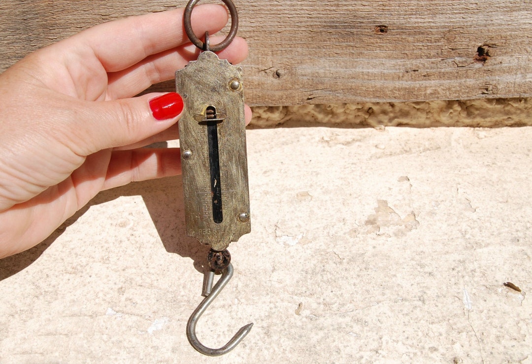 Brass Scale Rebure Pocket Balance 12 Kg Made in Germany Old Kitchen ...