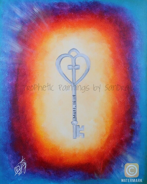 Kingdom keys Art print of an original acrylic painting | Etsy