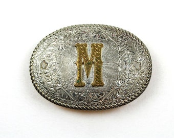Letter M Belt Buckle - Etsy