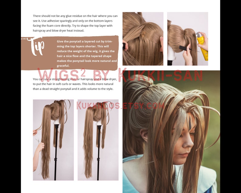 Wigs 101 + Wigs 2 Level Up! by Kukkii-san (english) 2x Tutorial E-book ...