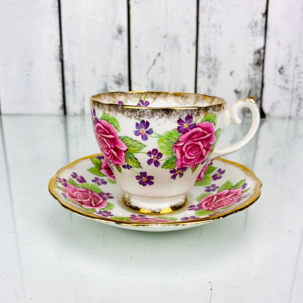 Violet Tea Cup - Etsy