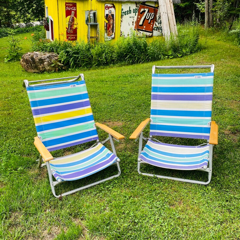 Vintage Debro Lawn Chair 2 | Etsy