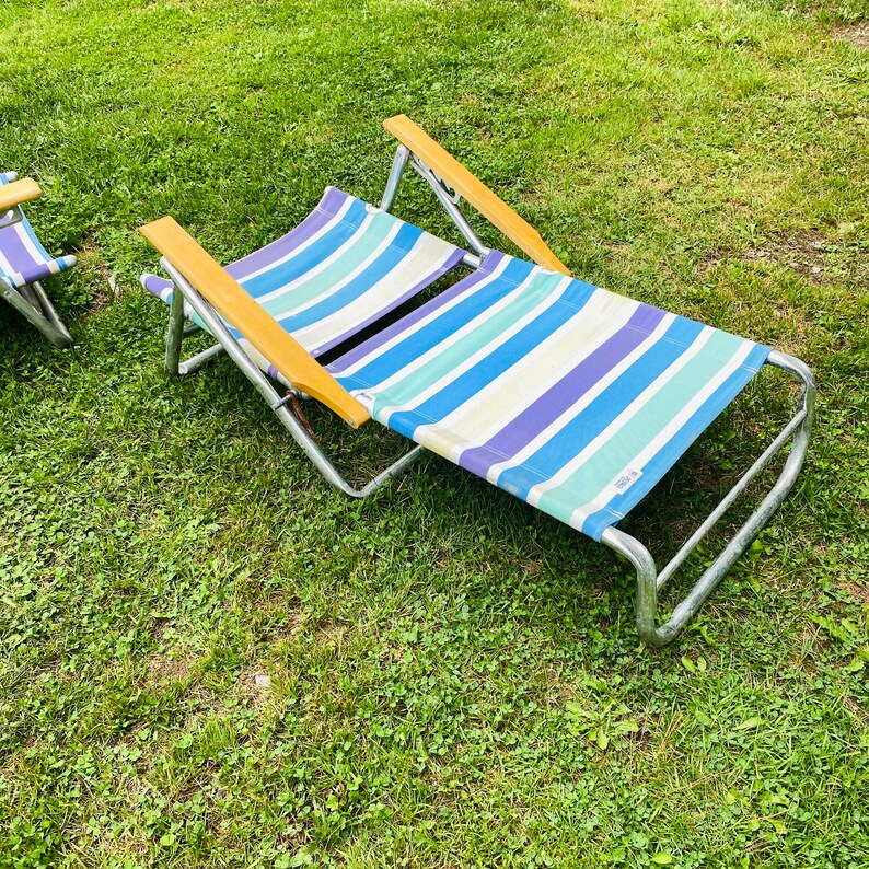 Vintage Debro Lawn Chair 2 | Etsy
