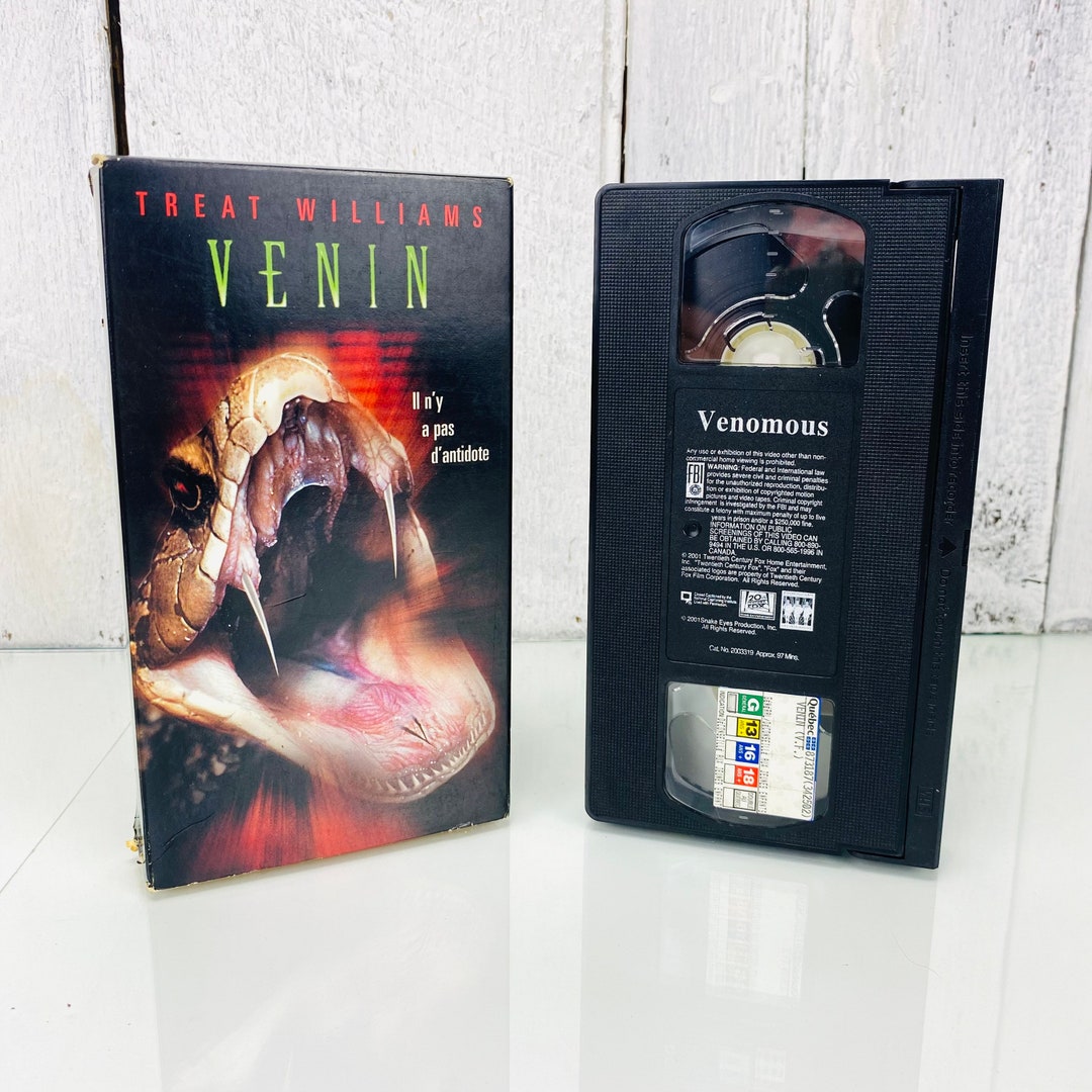 Vintage VHS Venomus Movie Tape Horror VF Venom - Etsy