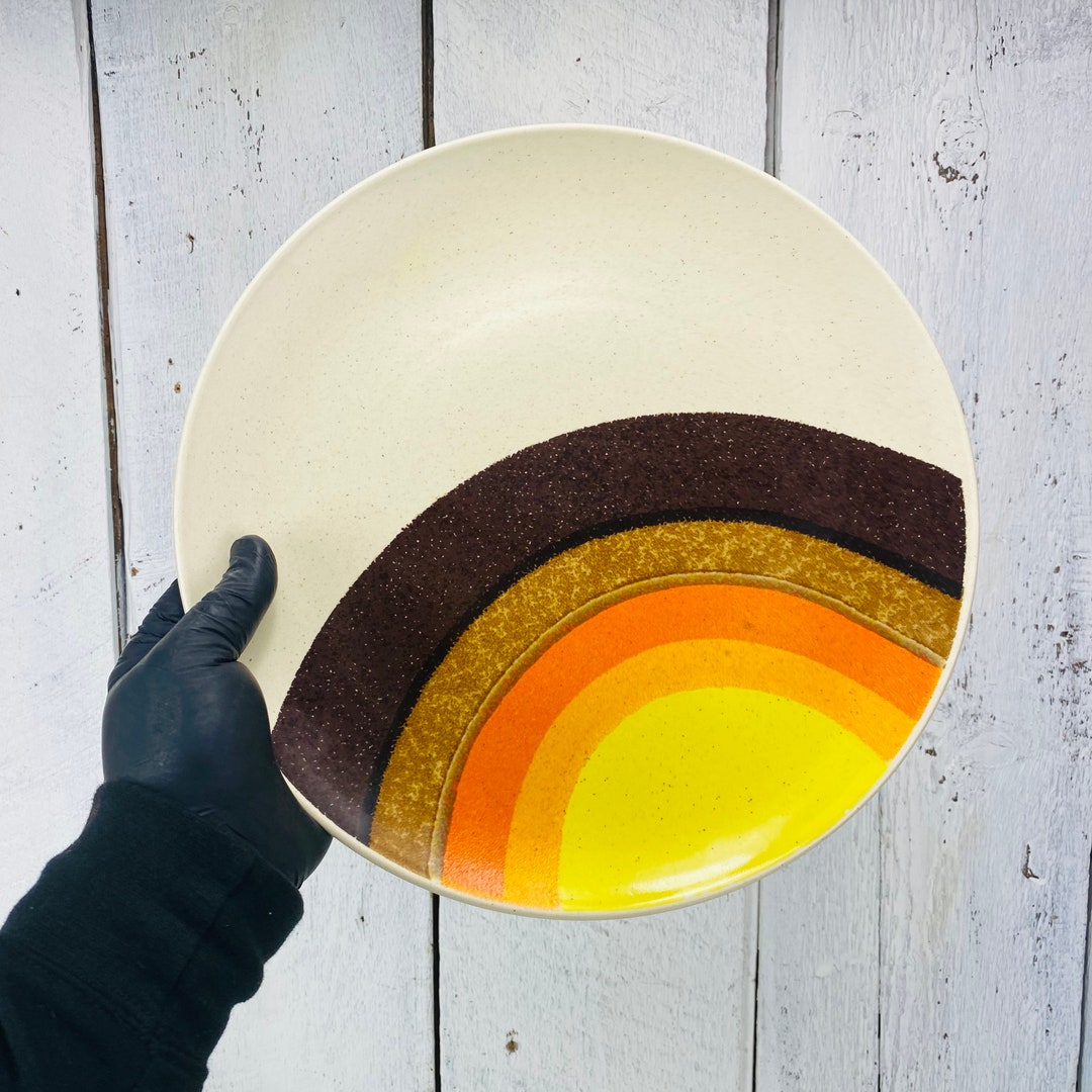 Vintage Large Mikasa Indian Feast Half Moon De Boi Plate - Etsy