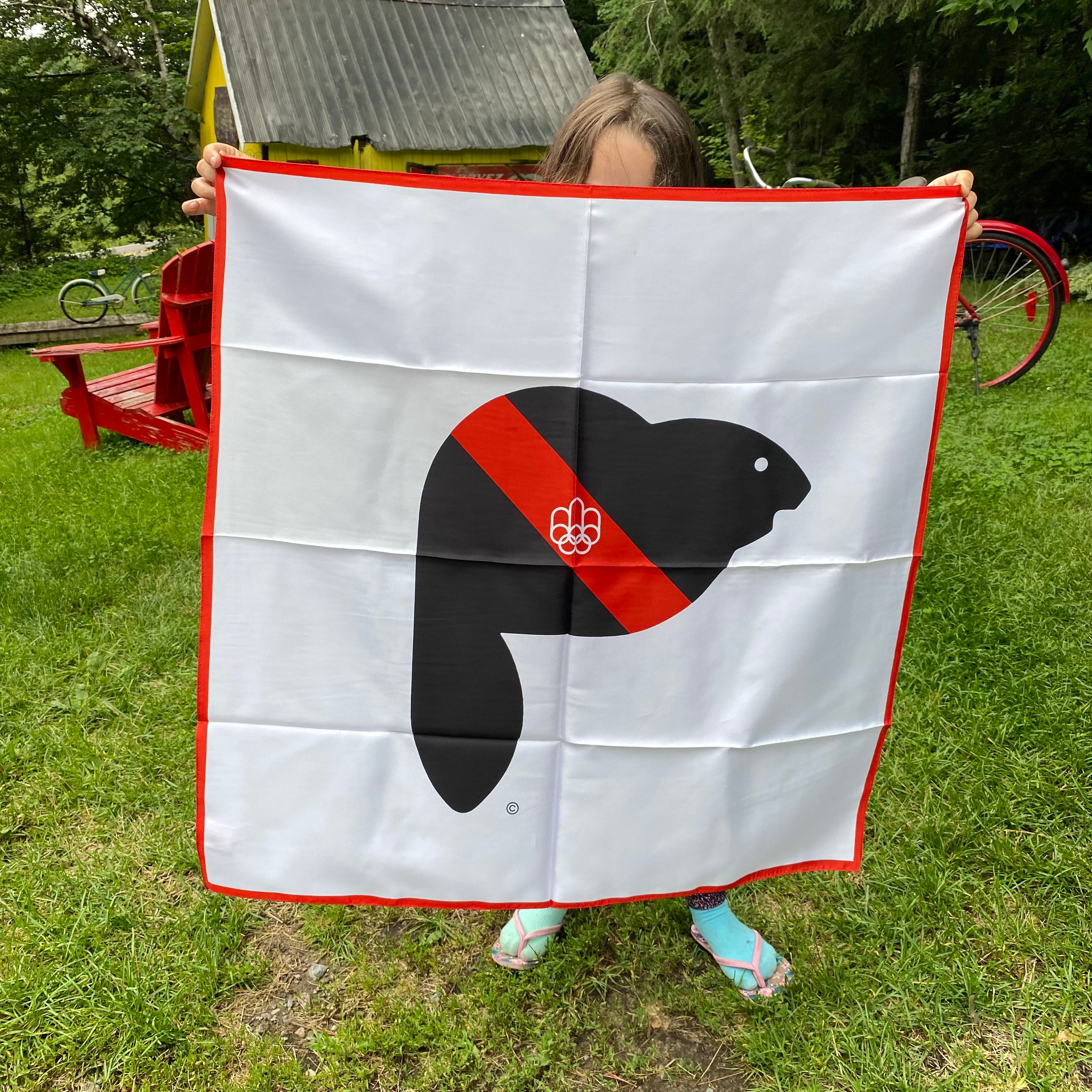 Vintage Olympic Mascot Flag Montreal 1976 Amik - Etsy Canada