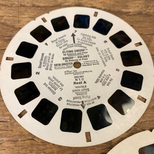Vintage View Master Smurf Disk - Etsy