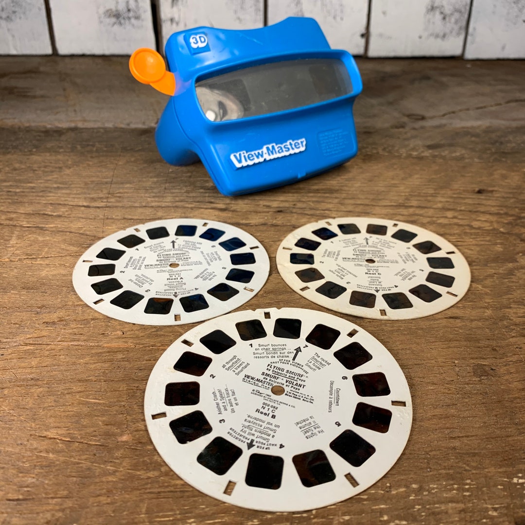 Vintage View Master Smurf Disk - Etsy