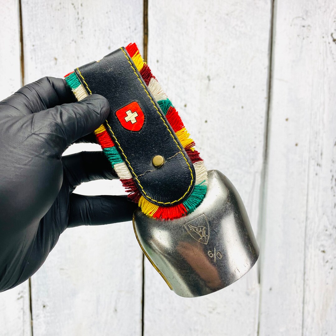 Vintage Swiss Brass / Metal Cow Bell - Etsy