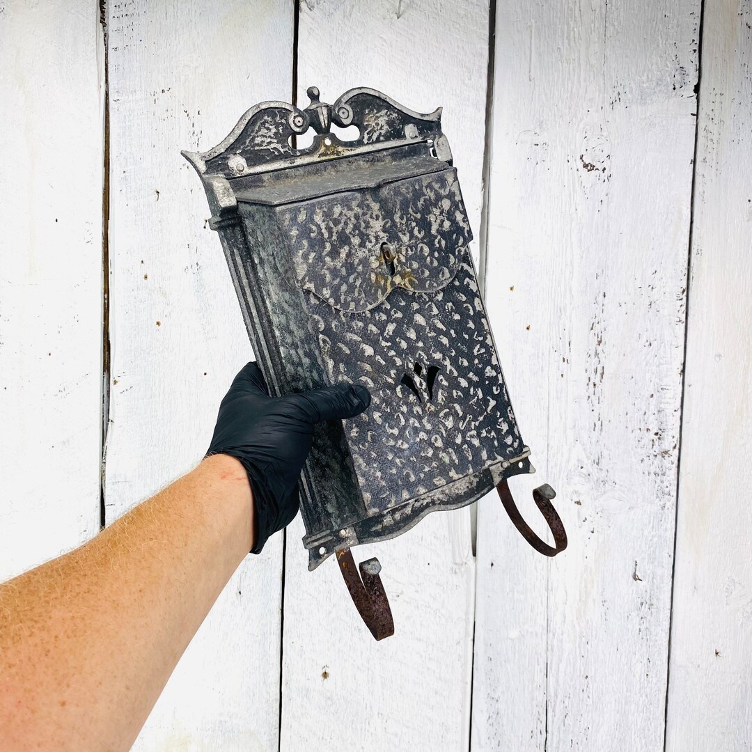 Vintage Large Metal Wall Letter Box - Etsy