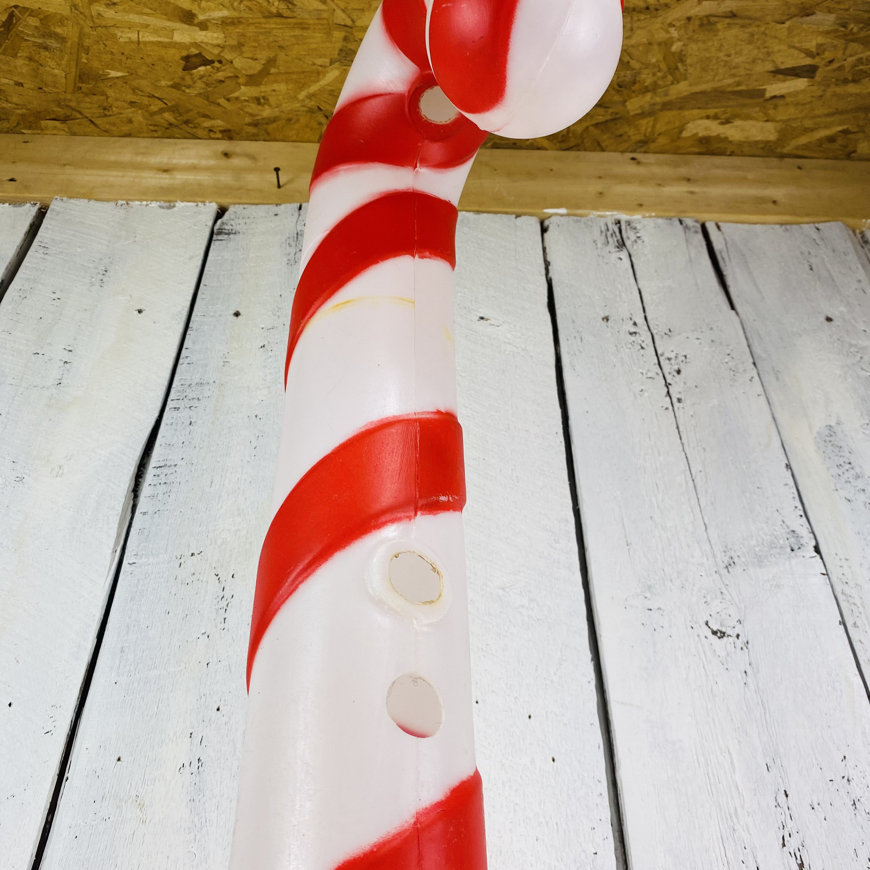 Blow Mold Candy Cane TPI 1994 Double Lighted Outdoor Christmas ...