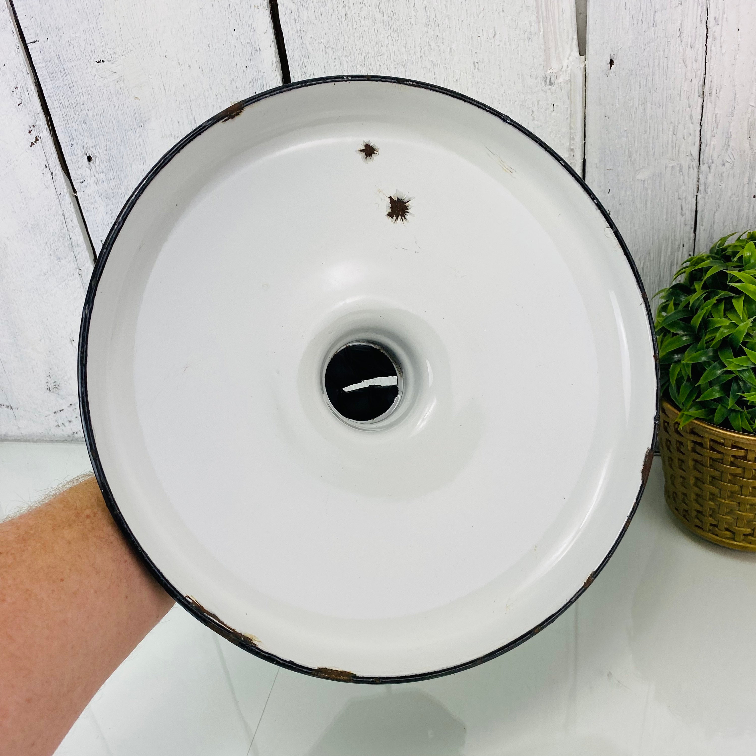 Vintage Porcelain enamel Metal 12shade Industrial Lamp Shades Home ...