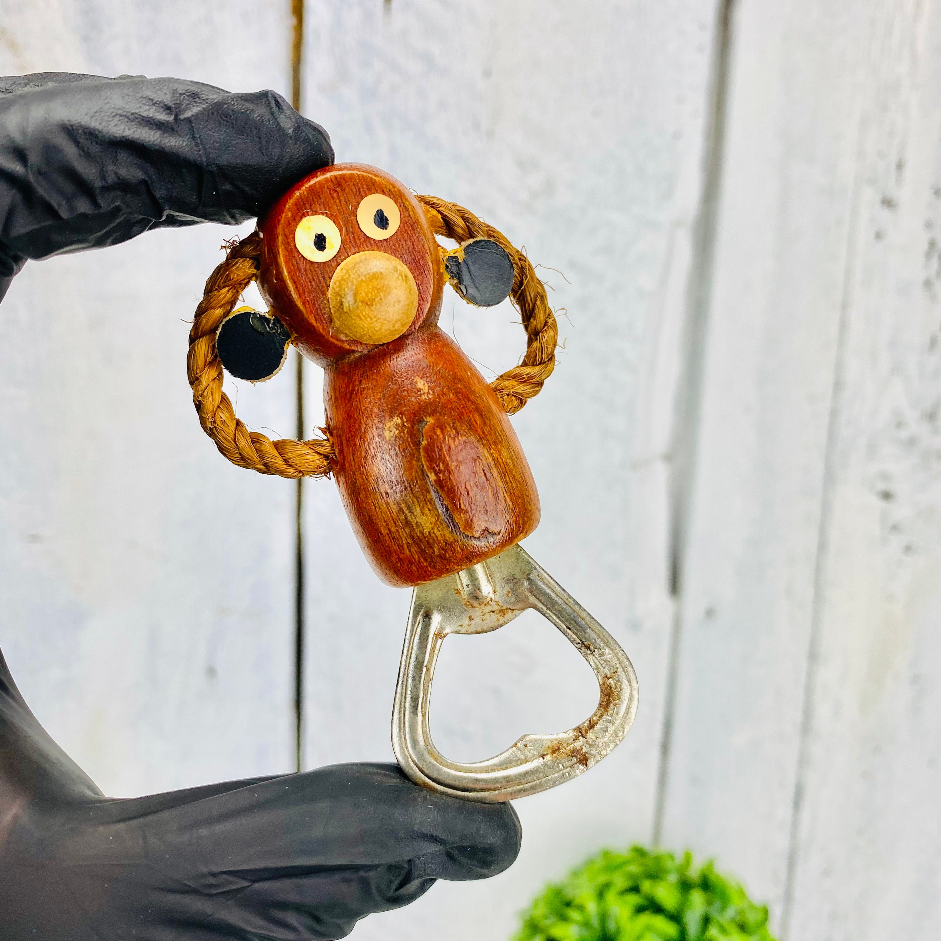 Monkey Bottle Opener Keychain