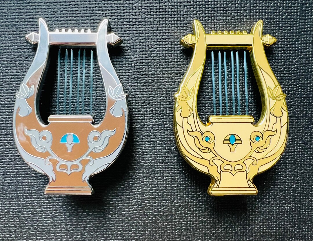 Holy Lyre Der Himmel, Harp Inspired Pins - Etsy