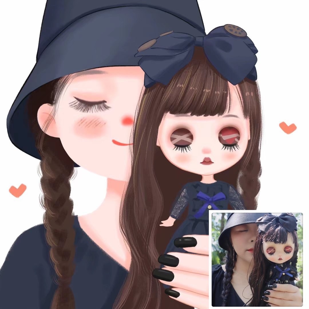 Custom Portrait, Cartoon Portrait, Hand Drawn Cartoon Portrait ...