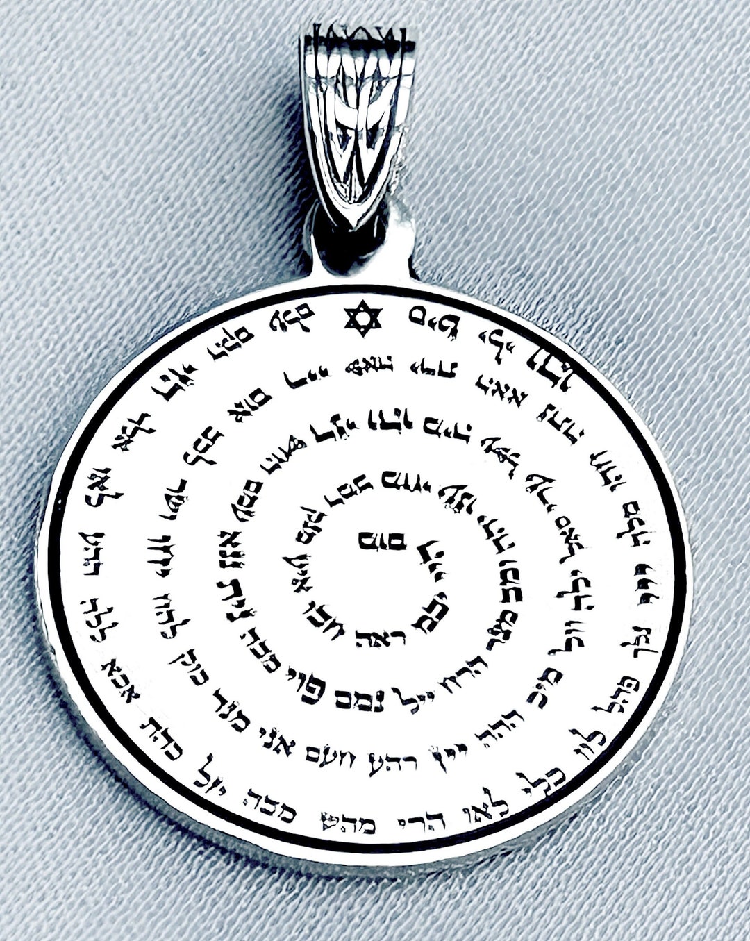 Talisman 72 ANGELS / Kabbalah Talisman, - 14k-9k Yellow Gold 925 ...