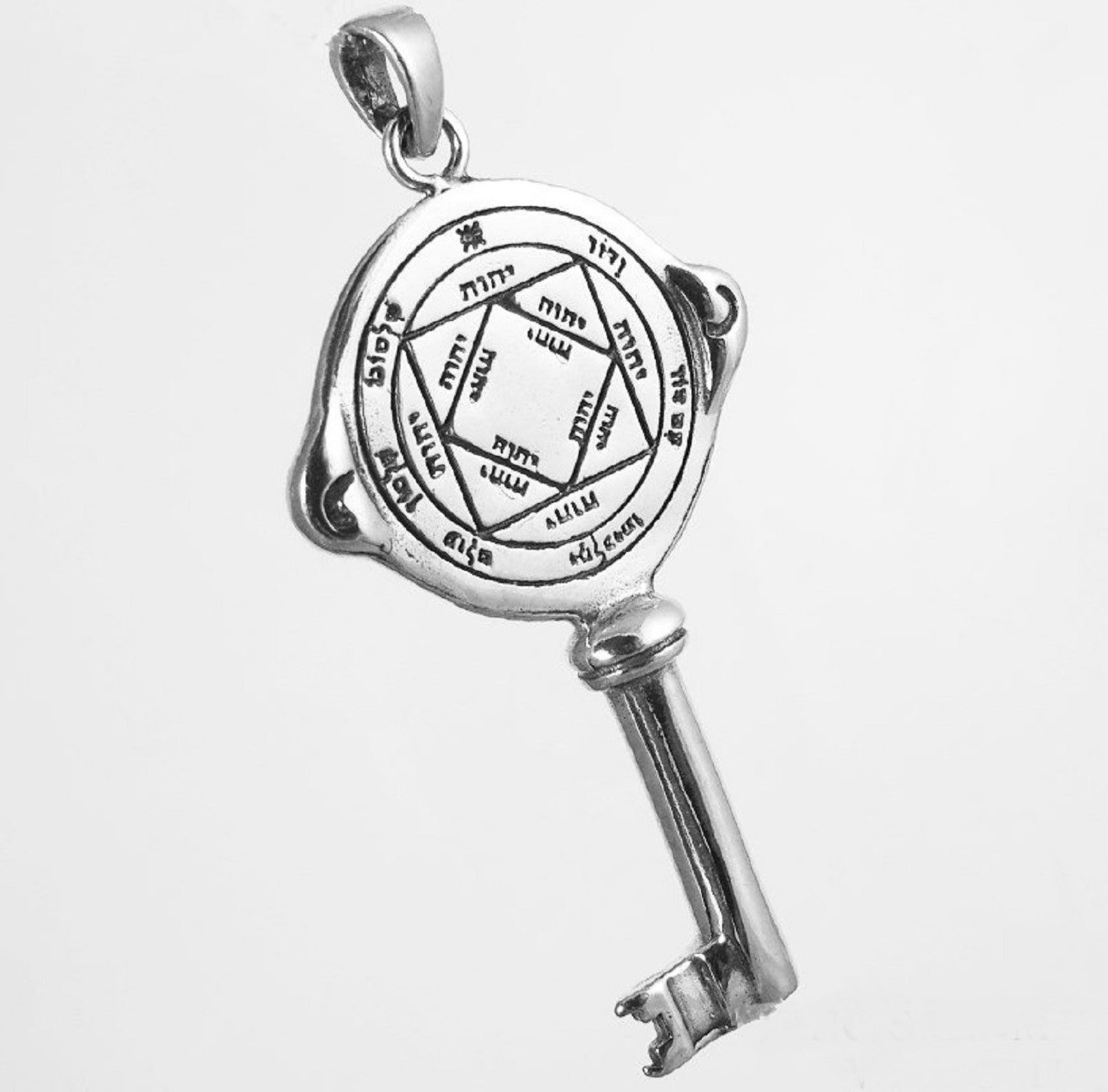 Key of solomon seals Solomon Success Amulet Key in Sterling | Etsy