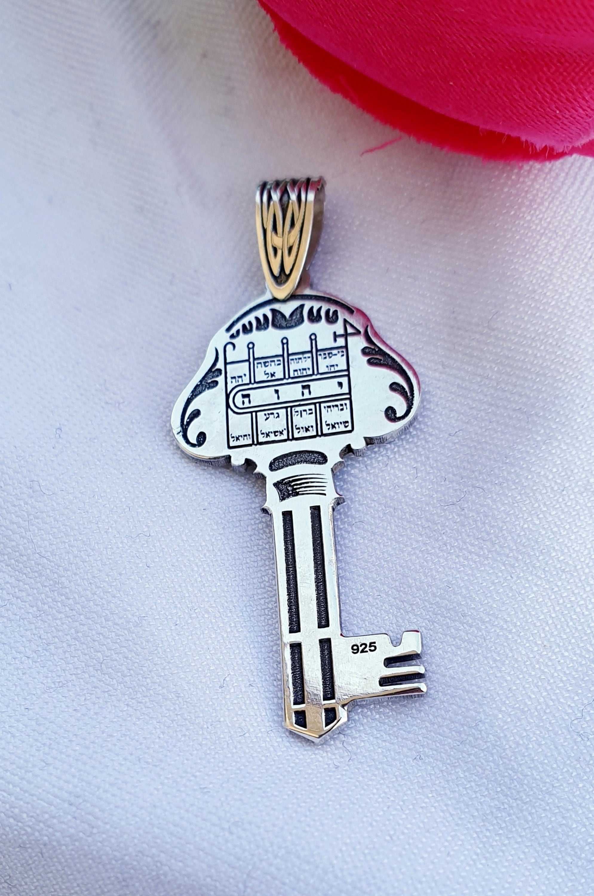 Key of Solomon Open Doors Moon Pentacle in Sterling Silver 925 - Etsy