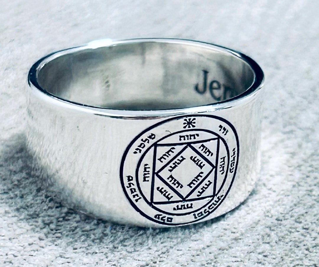 Ring. Key of the Seals of Solomon Solomon Key of the Amulet of - Etsy