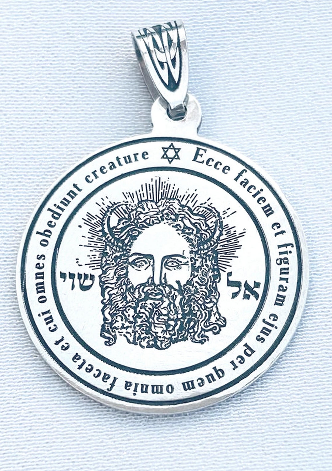 First Pentacle of the Sun, Pentacle of the Sun of Solomon With Chain ...