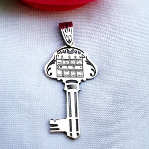Key of Solomon Open Doors Moon Pentacle in Sterling Silver 925 - Etsy