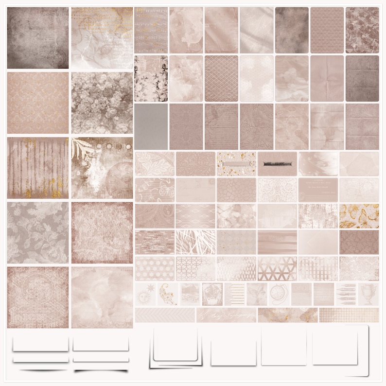 Digital Planner Stickers Linen Luxury Scrapbooking 500 - Etsy