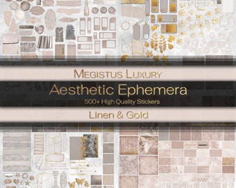 Linen Sticker Labels - Etsy