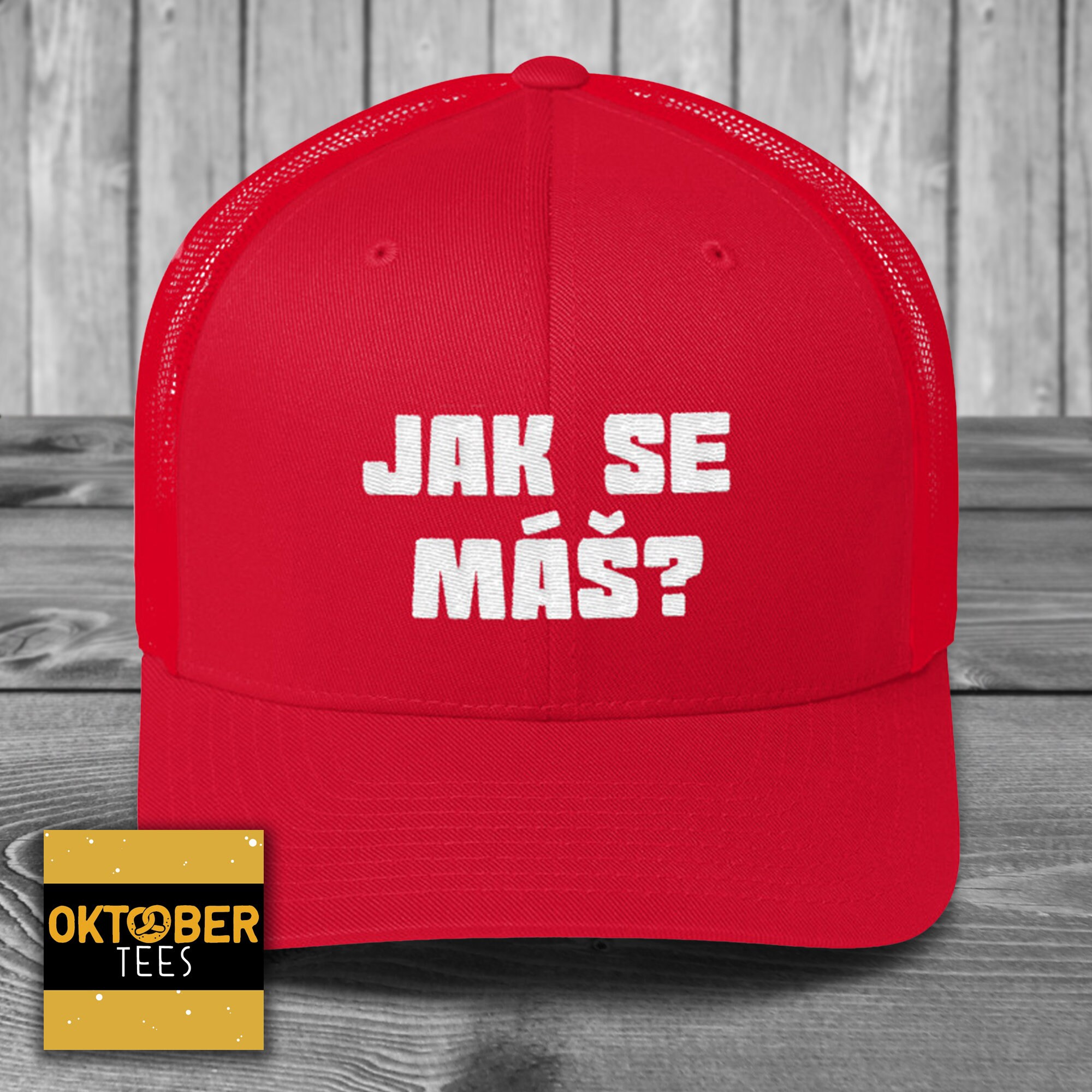 Jak Se Mas Czech Hat, Gift for Czech Texan or Texas Czech Family or ...